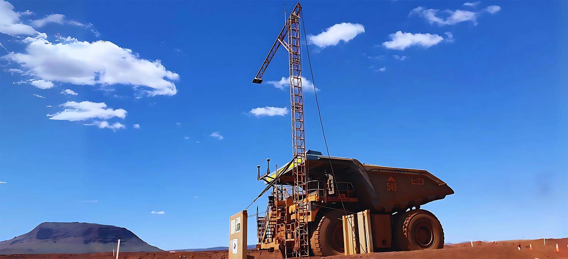 Mining Dump Truck Volumentric Scanner - TVS by Trakblaze